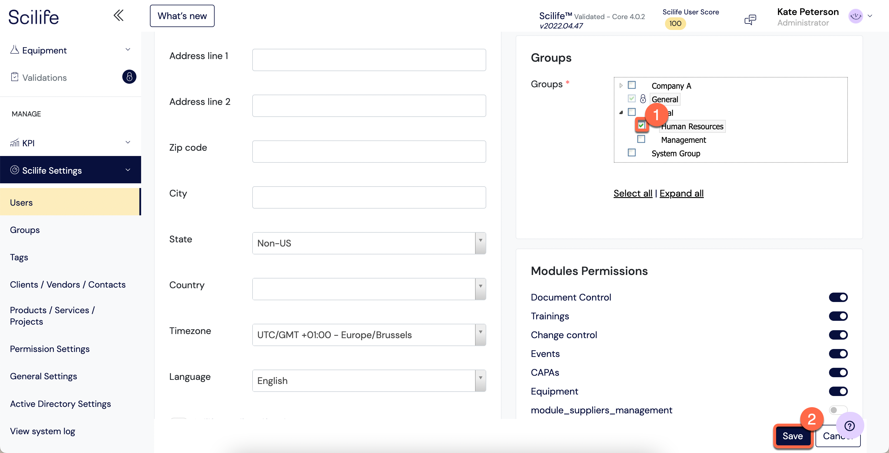How do I Remove Users from Groups? – Scilife